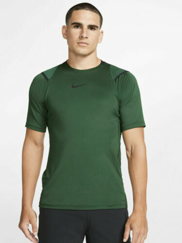 $50 NEW Mens Nike Pro Aeroadapt Compression Training Shirt Green BV5510 ...