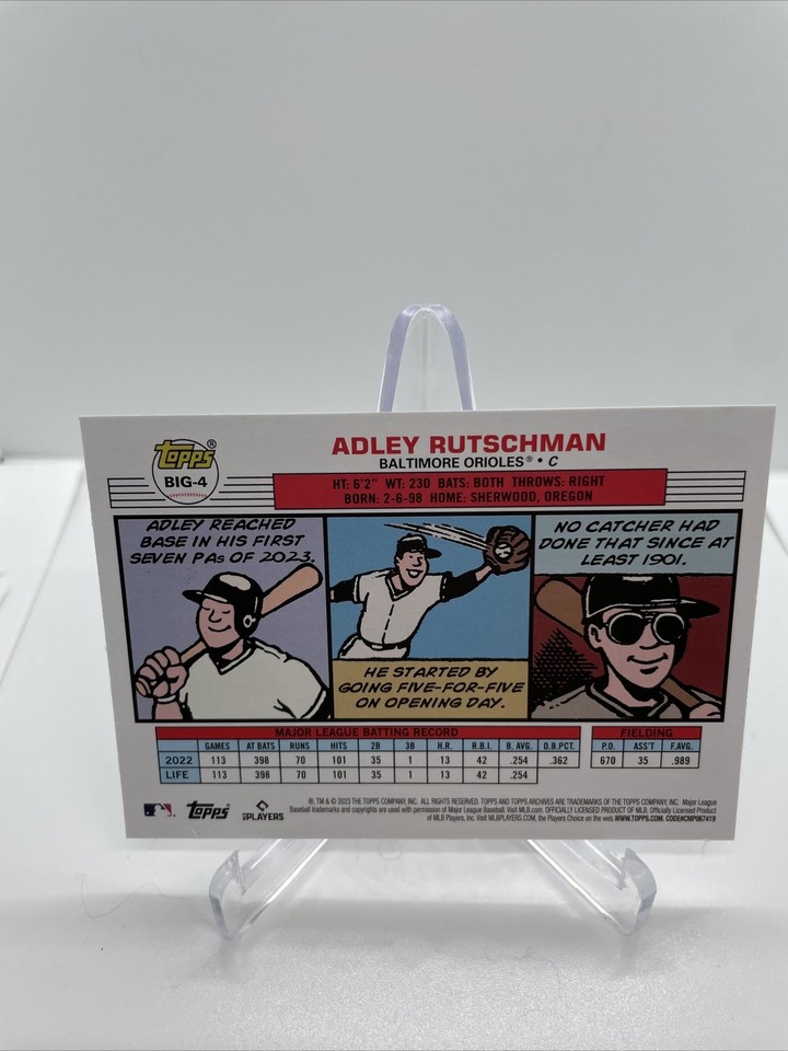 2023 Topps Update box Topper Ashley Rutschman | eBay