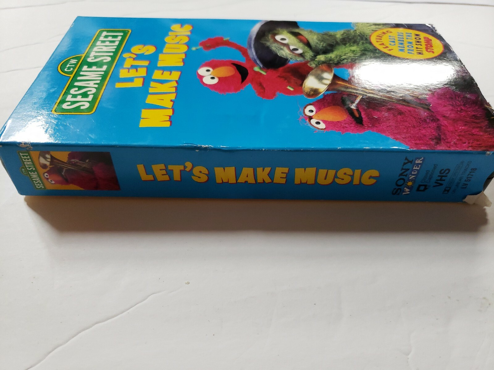 SESAME STREET: LET'S MAKE MUSIC VHS VIDEO, LEARN ABOUT RHYTHM, CAST OF ...