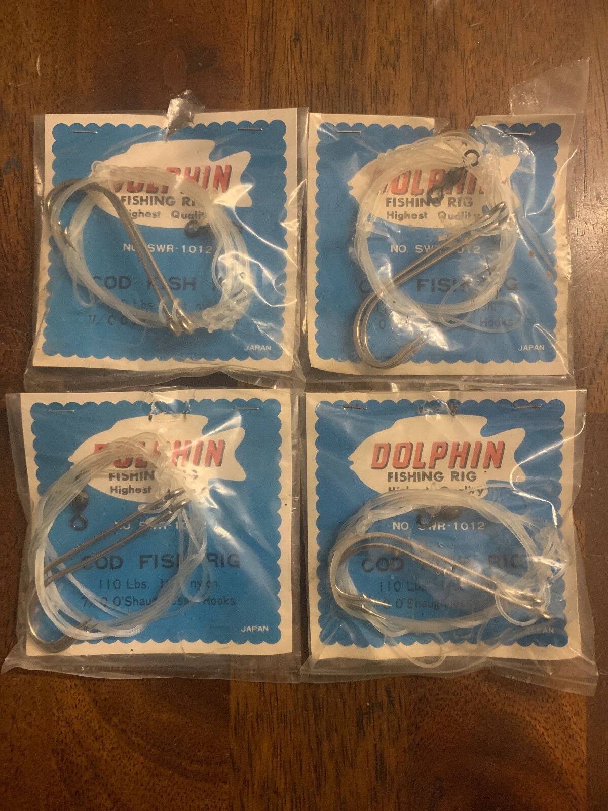 4 Packs Dolphin Brand Cod Fishing Rigs | eBay