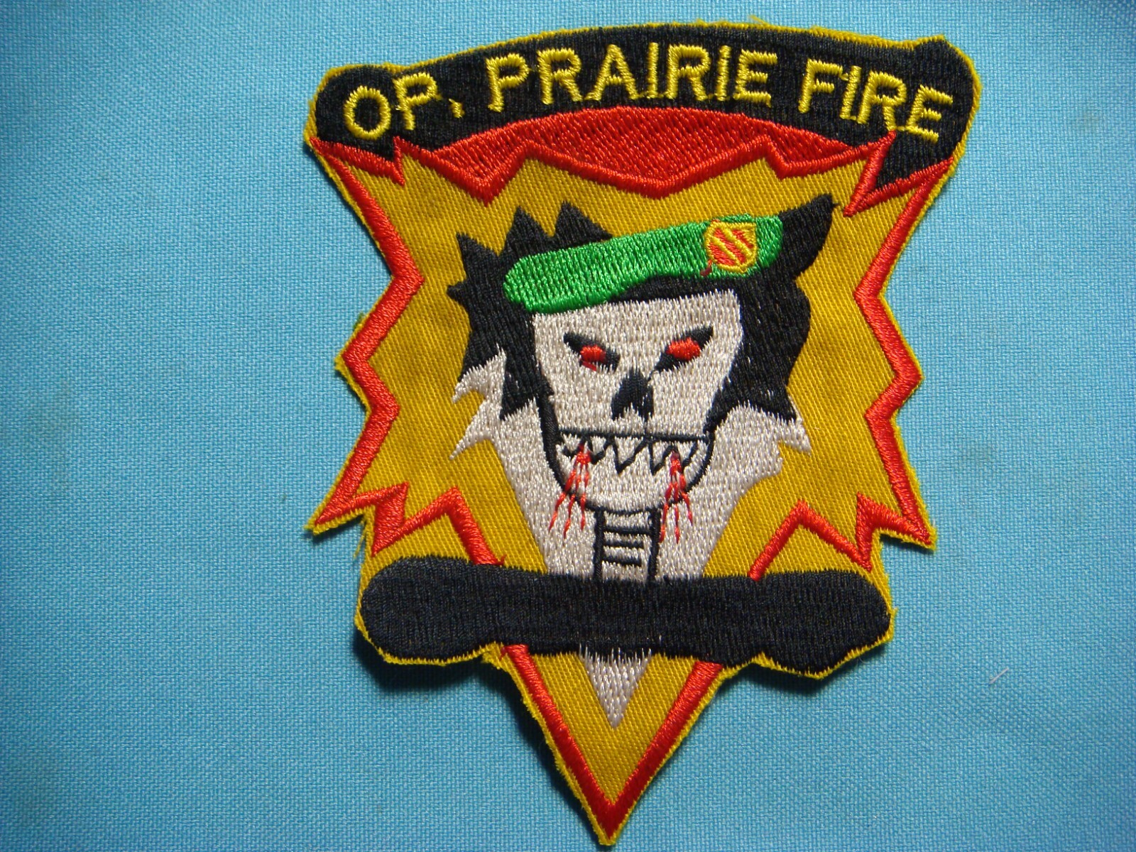 VIETNAM WAR PATCH, US 5th SF GROUP MACV-SOG OPERATION PRAIRIE FIRE | eBay