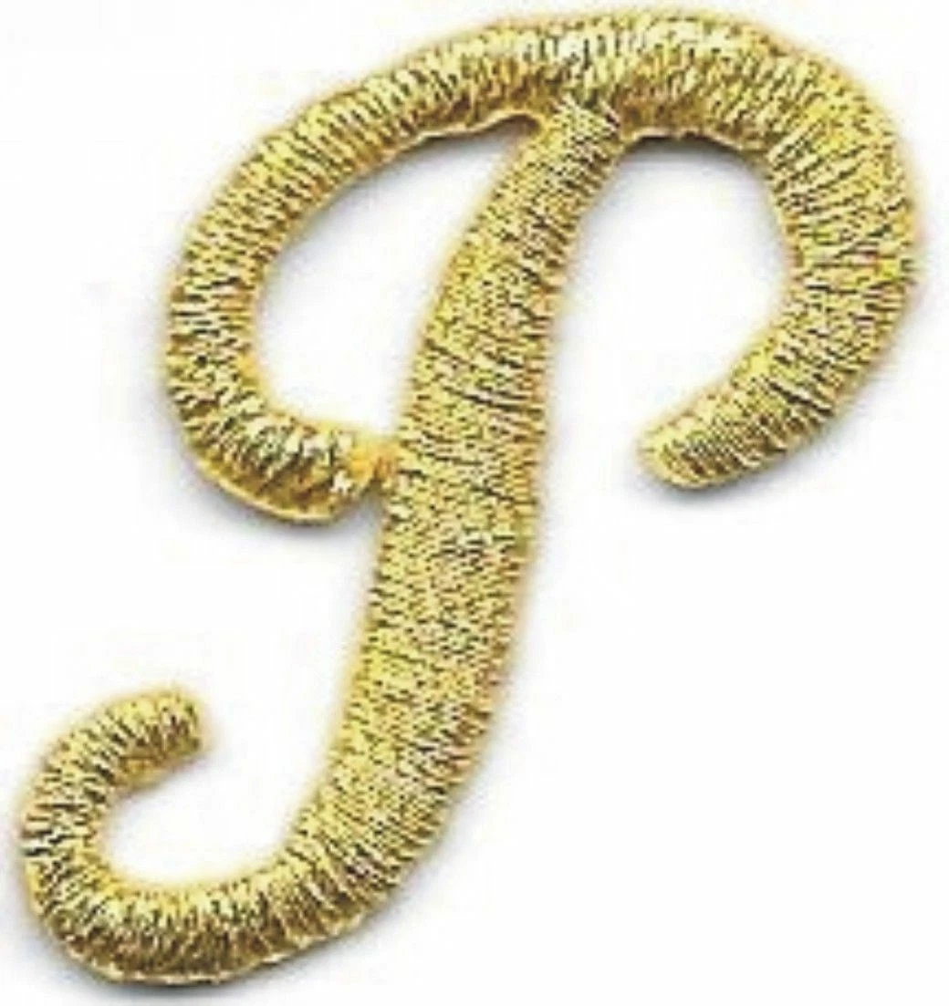 Fancy Cursive Letter P