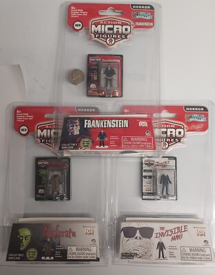 Action Micro Figures - World's Smallest Micro Action Figure Horror Set ...
