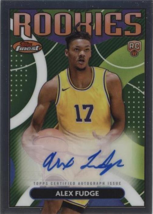 2023-24 Topps Finest - Rookie Finest Autographs Alex Fudge #RFA-AF (AU ...