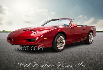1991-pontiac-firebird-trans-am Poster Sized Premium Photo Print 11"x17 ...