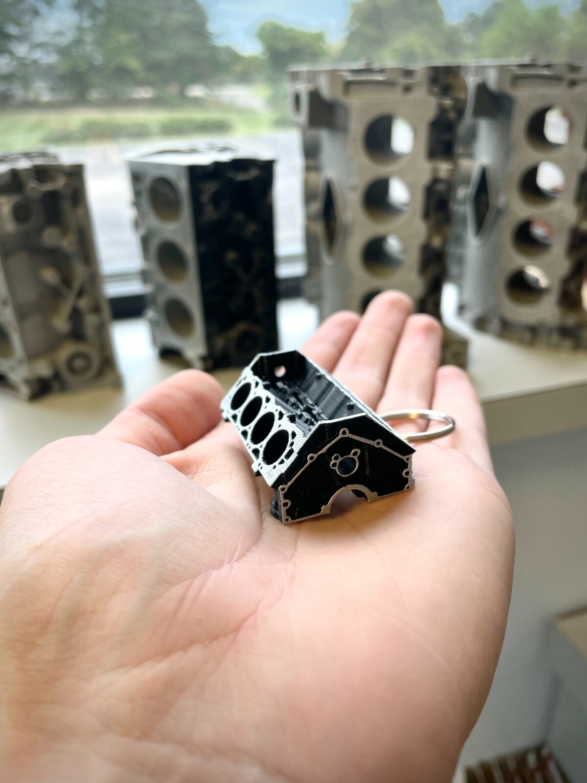 Big Block Chevy V8 Keychain - BBC Chevrolet Engine Block- GM Engine ...