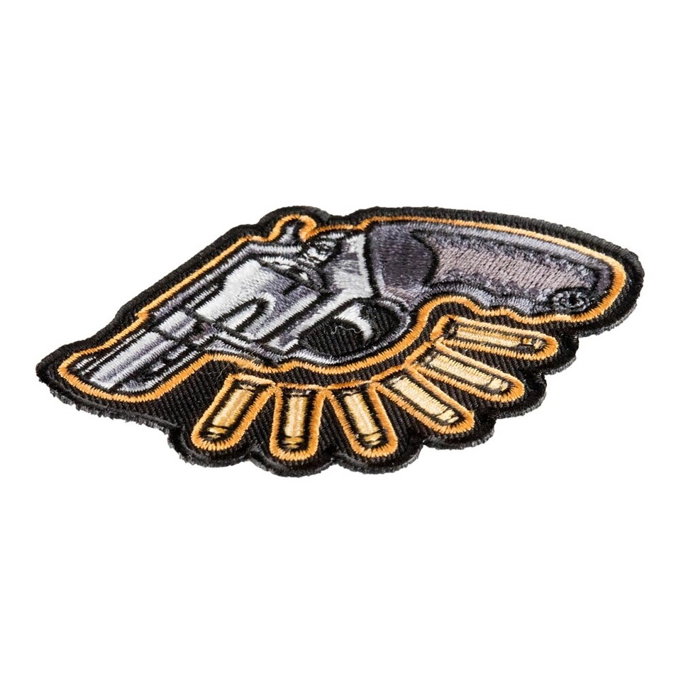 Revolver And Bullets Left Patch, Guns & Weapons Patches | eBay