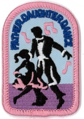 Girl FATHER DAUGHTER DANCE Daddy Fun Patches Badges SCOUT GUIDE Someone ...