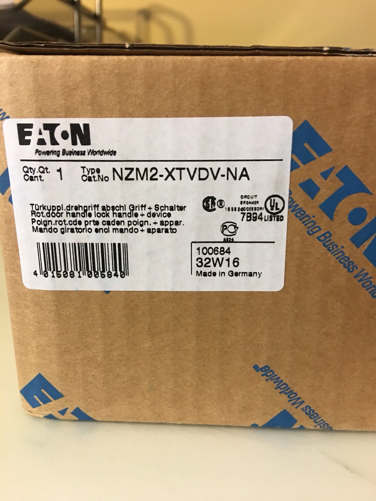 MOELLER NZM2-XTVDV-NA - NZM2-XTVDV HANDLE ATLANTA- CHICAGO STOCK | eBay