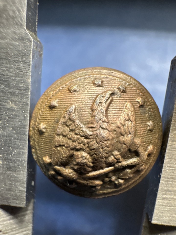 Civil War Confederate Army Officers Cuff Button – CSA Uniform Relic #34 ...