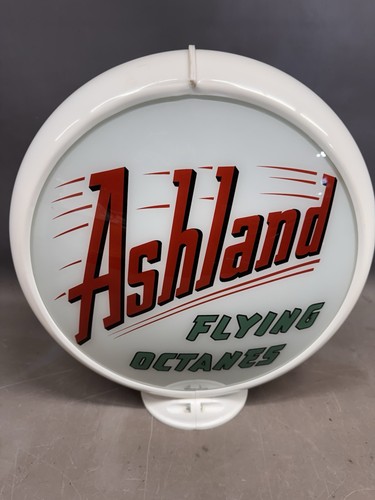 Ashland Flying Octanes Fuel Gas Pump Globe Filling Station Service Oil ...