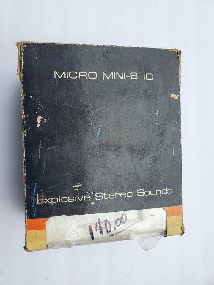 NOS Vintage Concept Micro Mini 8 Track Tape Player model 828P | eBay