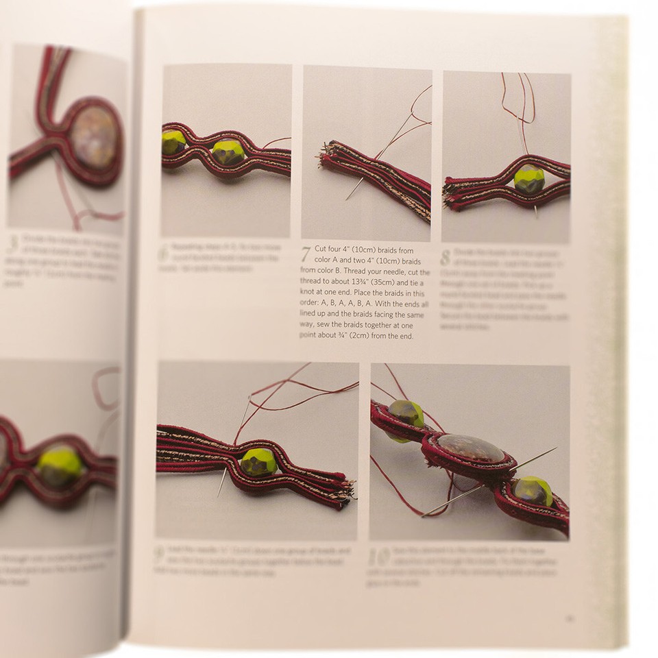 Sensational Soutache Jewelry Making Craft Book - 15 Illustrated DIY ...