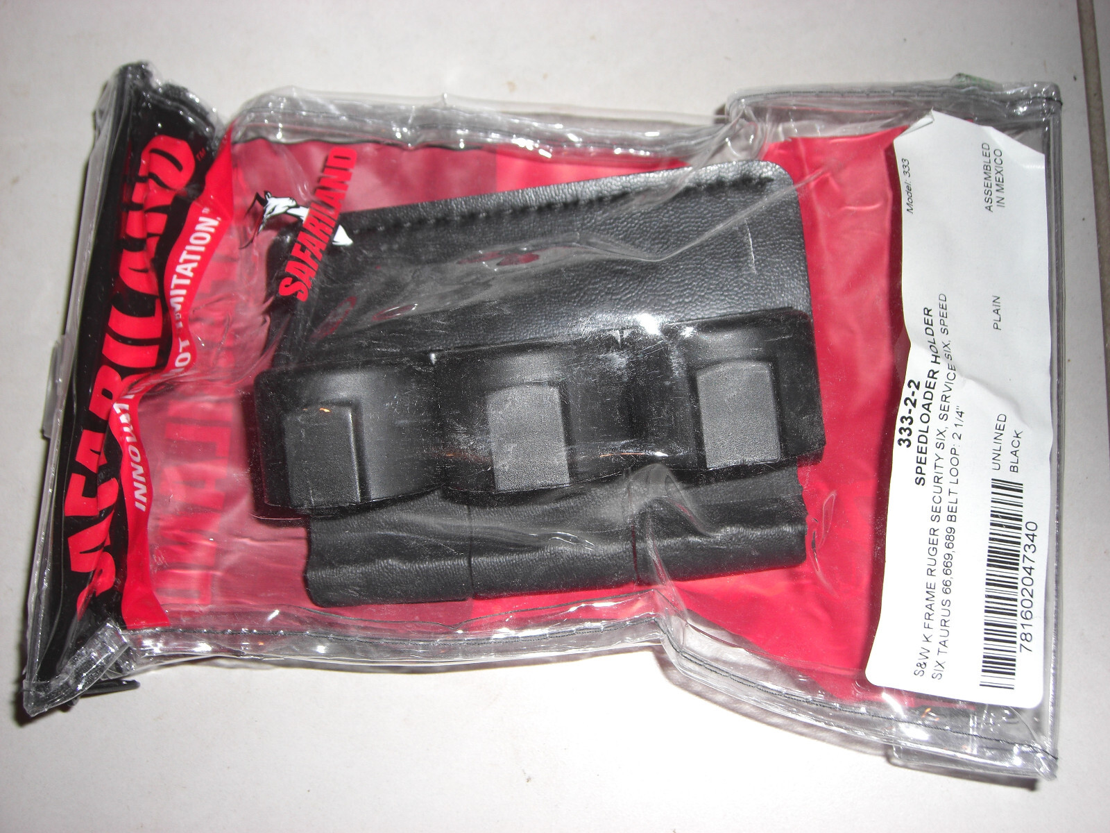 Safariland 333 Speedloader Holder Black Plain Comp II for sale online ...