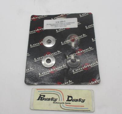 Landmark Motorcycle Accessories Harley Handle Bar Retainer & Washer Kit ...