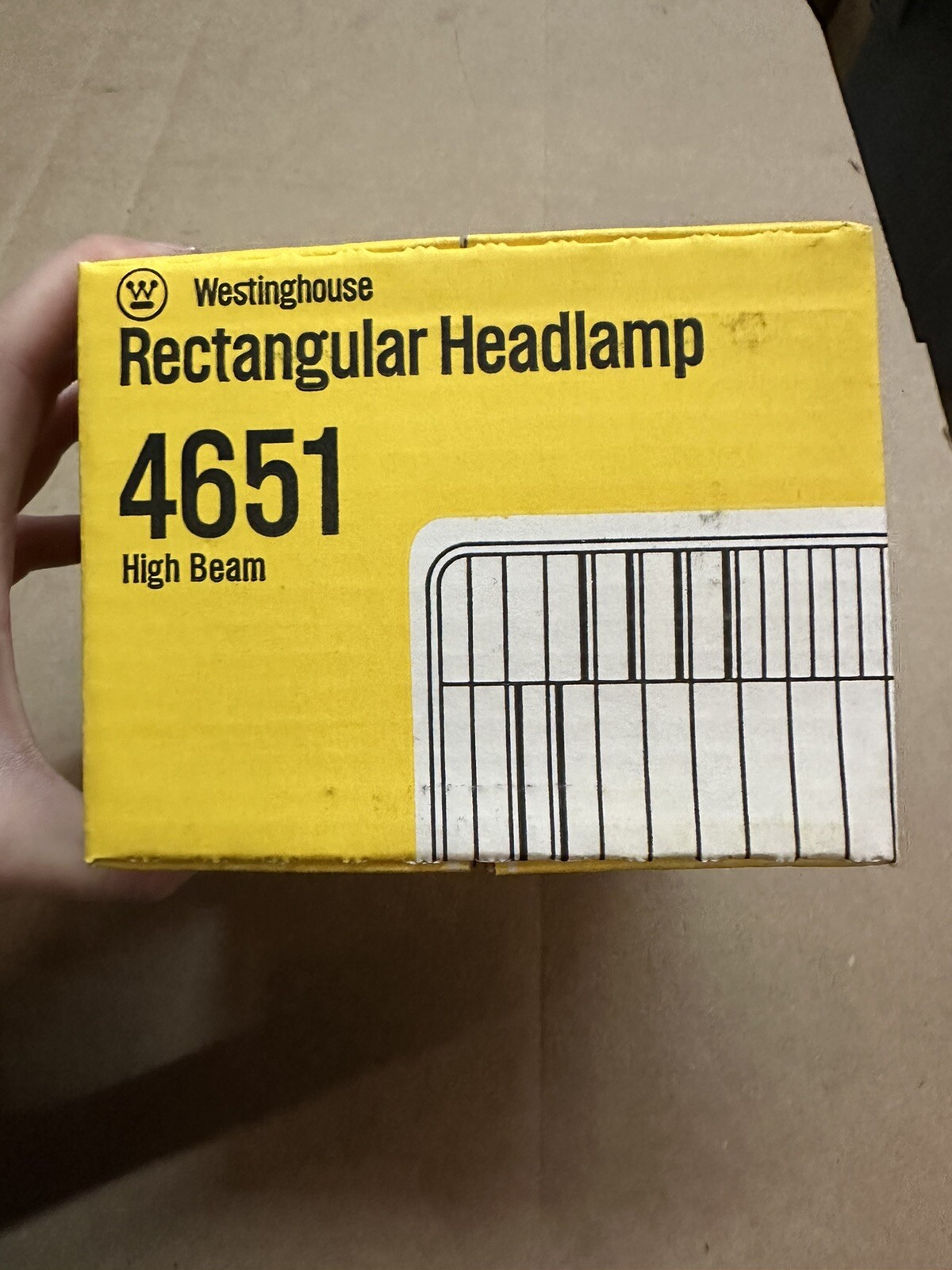 Headlight Bulb-Headlamp Westinghouse Philips 4651 for Chevrolet Dodge ...