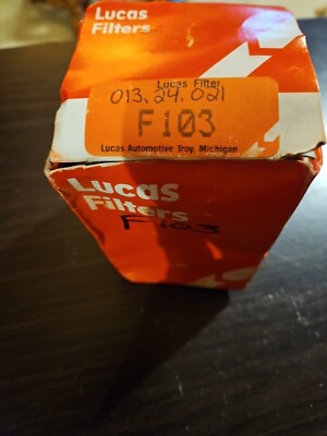 NOS LUCAS FILTERS F103 | eBay