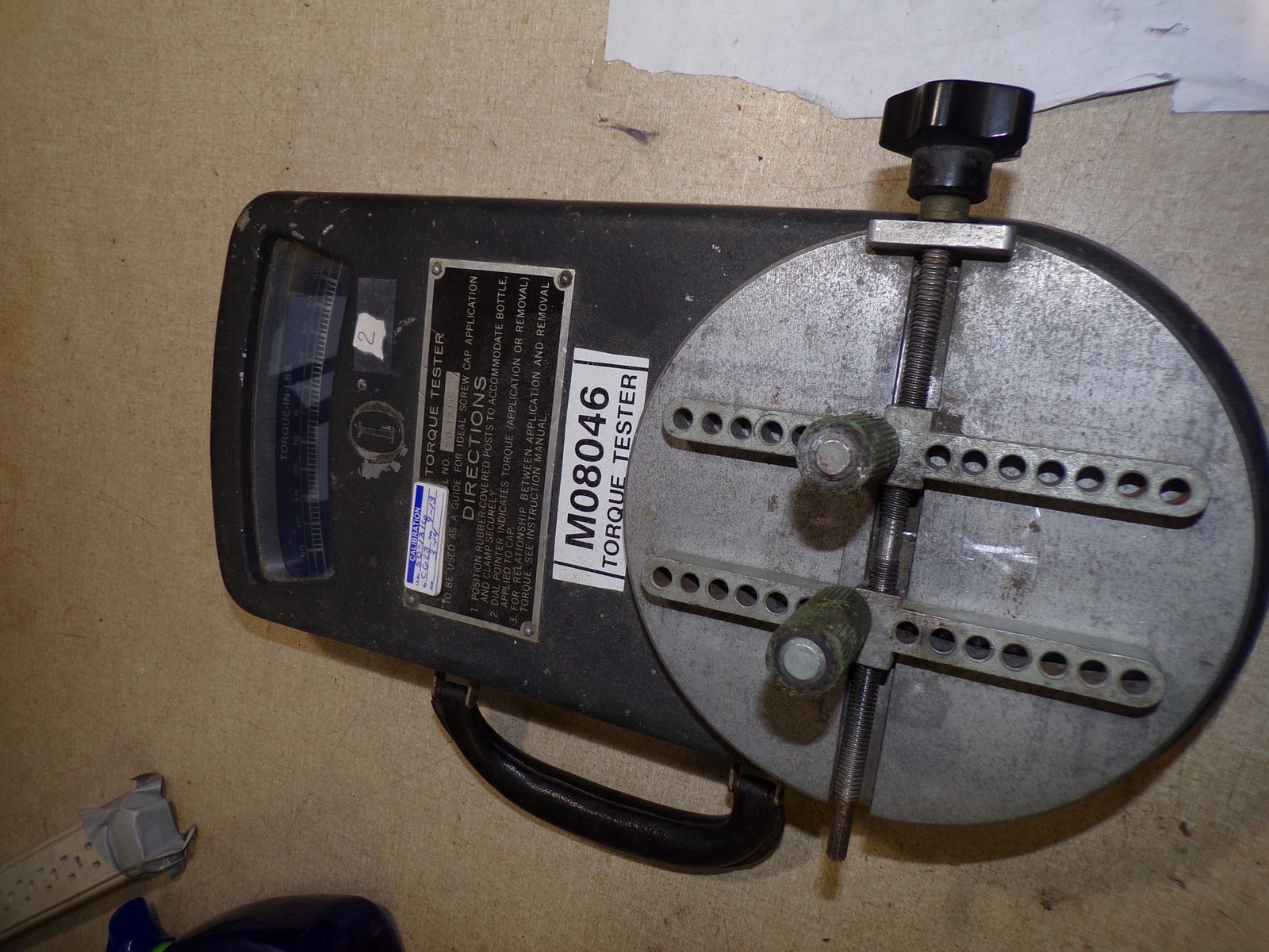 Owens Illinois Spring Torque Tester M08046 PC57830 *FREE SHIPPING* | eBay