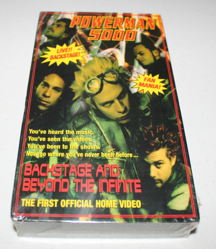Powerman 5000 Backstage And Beyond The Infinite (New VHS) Every PM5K ...