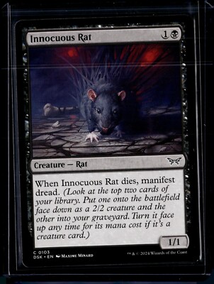 Innocuous Rat - 103 - DSK - NM - MTG Magic the Gathering | eBay