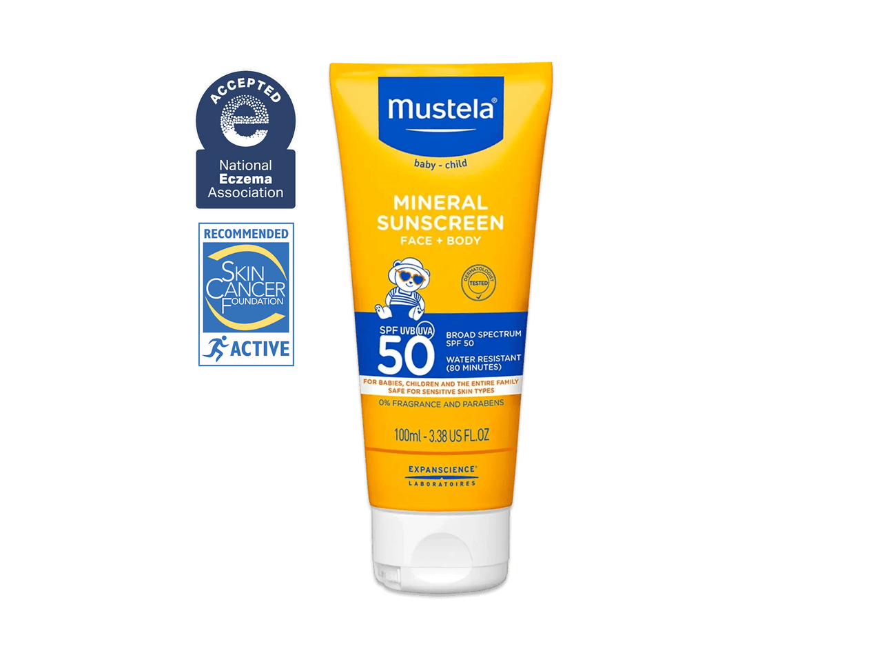 Mustela Mineral Sunscreen Face + Body spf 50 100ml 3.38oz | eBay