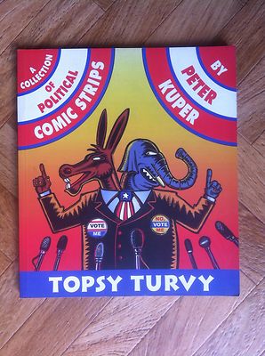 TOPSY TURVY A COLLECTION OF POLITICAL COMIC STRIPS FINE (C14) | eBay