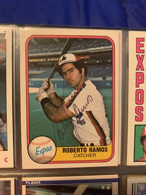 4 Bobby Ramos baseball cards. 2 cards autographed | eBay