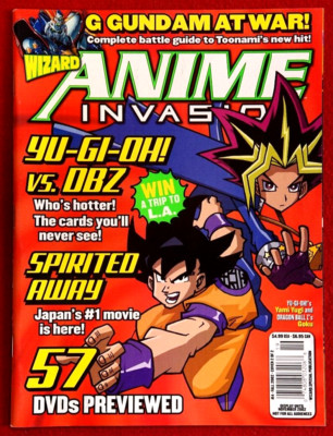 ANIME INVASION Magazine #4, FALL 2002, YU-GI-OH! VS. DBZ, SPIRITED AWAY ...