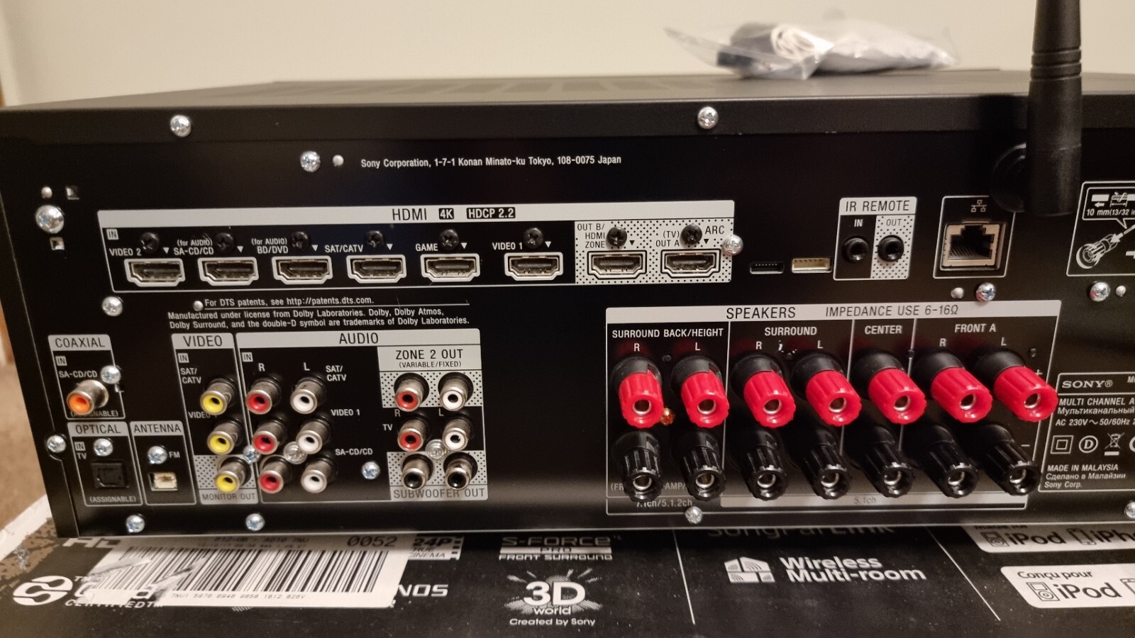 Sony STR-DN1080 AV Receiver - Great condition w/ minor issue (read description) | eBay