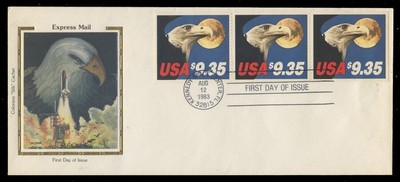 SC.# 1909a $9.35 EAGLE BOOKLET PANE OF 3 FIRST DAY COVER - COLORANO | eBay