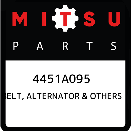 4451A095 Mitsubishi Belt, alternator & others 4451A095, New Genuine OEM ...
