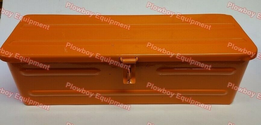 5A3OR STEEL ORANGE TRACTOR TOOL BOX for Allis Chalmers Kubota Kioti ...