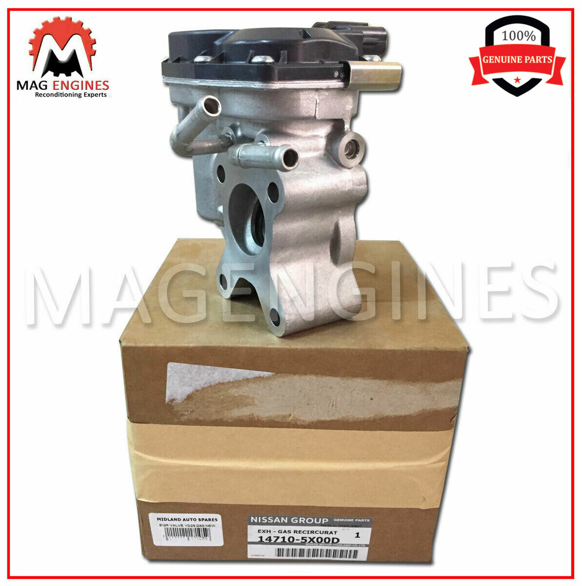 14710-5X00D GENUINE OEM EGR VALVE YD25 DCi 147105X00D | eBay