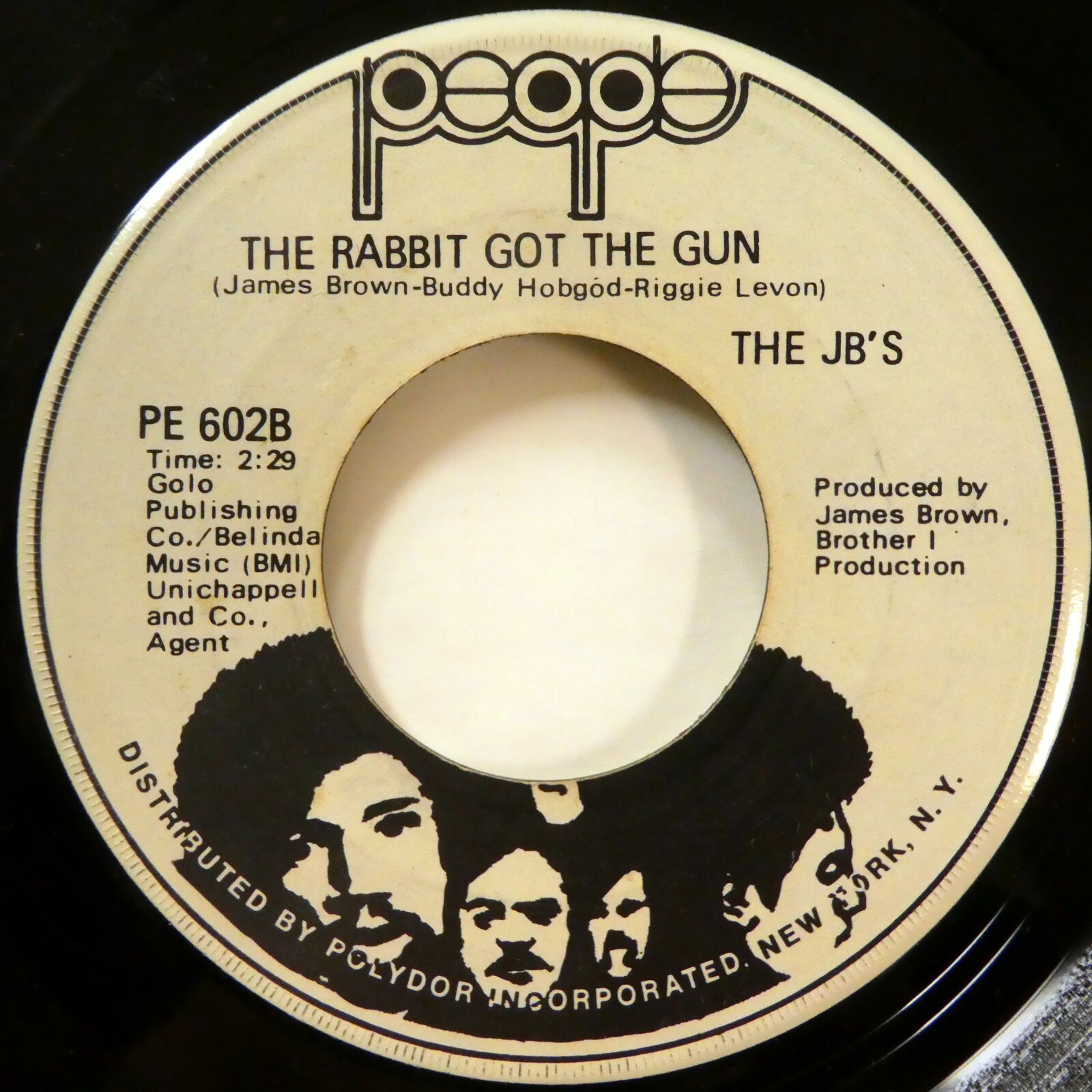the JB's 45 Gimme Some More / Rabbit got the gun PEOPLE promo VG Gt 161 ...