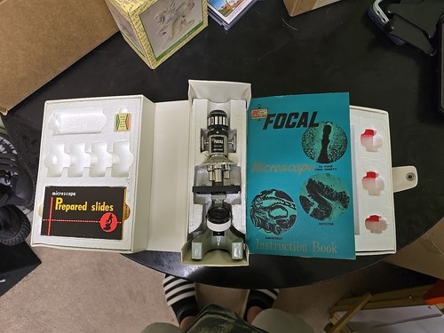 Vintage Kmart Focal Microscope Set Prepared Slides ~ Incomplete | eBay