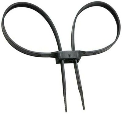 3 Pack Monadnock Products Black Double Cuffs/Restraints w Safety Cutter ...
