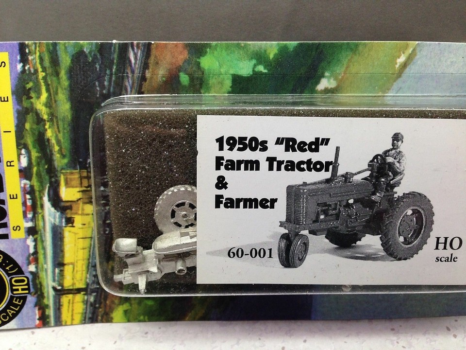 HO 1:87 GHQ # 60001 - 1950's Red Farm Tractor KIT | eBay
