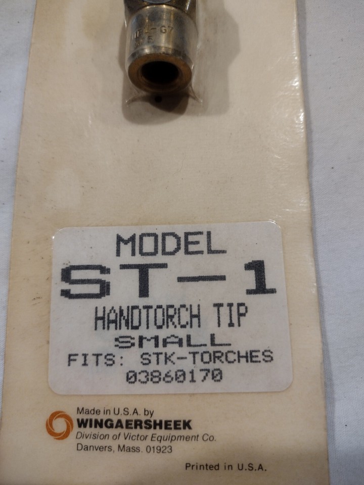 TurboTorch ST-1 STK Torch Tip Turbo Torch USA Made Swirl Combustion New ...