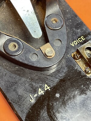 J-37 J-44 TELEGRAPH KEY BASE E F Johnson WW2 MORSE CODE KEY Works GOOD ...