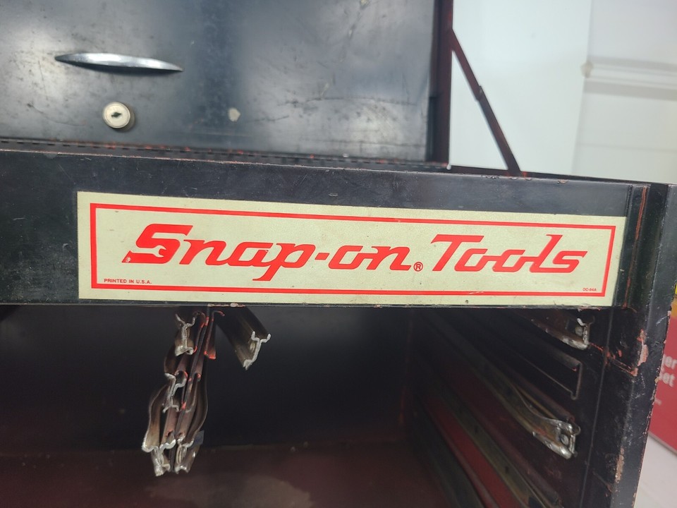 Vintage Snap On 9 Drawer Top Tool Box Chest With Key (26"x12"x14") | eBay