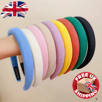 Wide Soft Headband | Alice Band Hair Bands for Women | UK | eBay UK