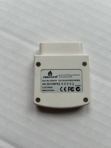 Guitar Hero Wireless Dongle Receiver White Red Octane 95025 PlayStation 2 PS2 | eBay