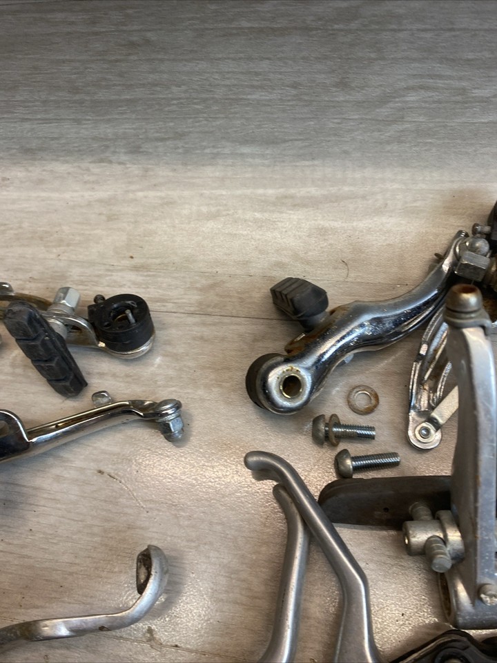 Vintage Bike Hardware Lot Brake Shifter Handle Etc. Parts! Dia-compe ...
