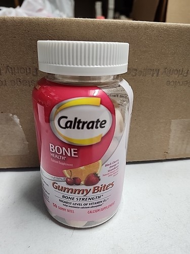 CALTRATE Bone Health GUMMY BITES Calcium+D3 50 ct 08/2025 | eBay