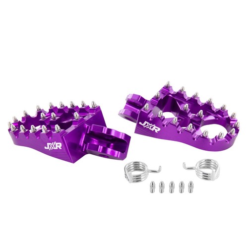 JXR Purple Talaria FOOT PEGS OVER SIZED FOOT RESTS Sting XXX R MX3 MX4 ...