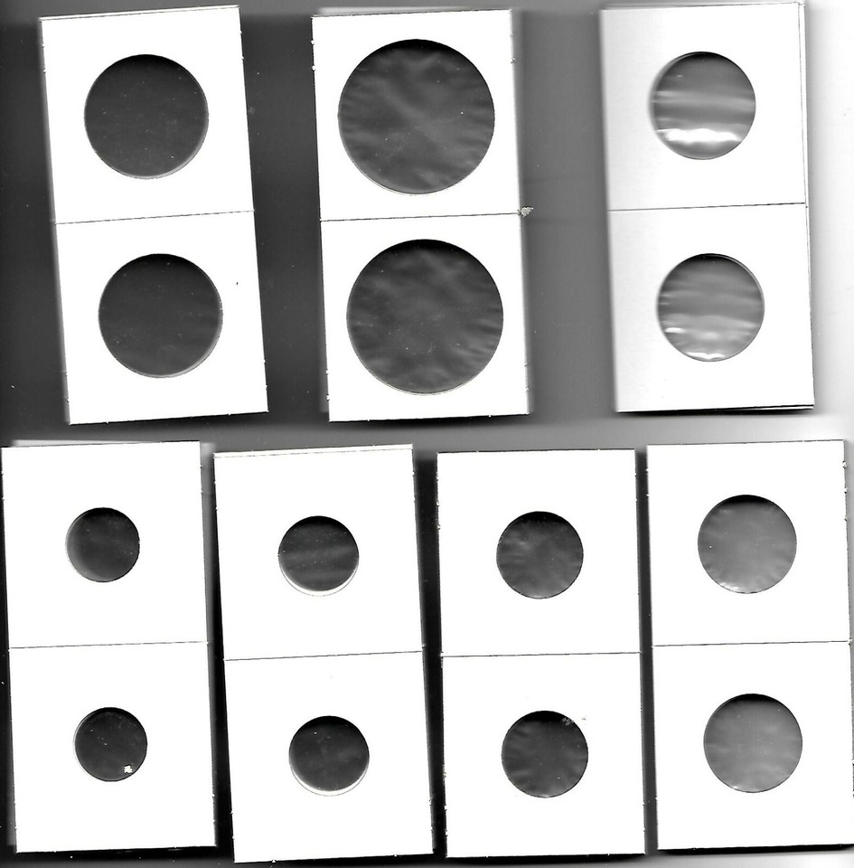 100 Assorted-YOU PICK 2X2 Cardboard/Mylar Coin | eBay