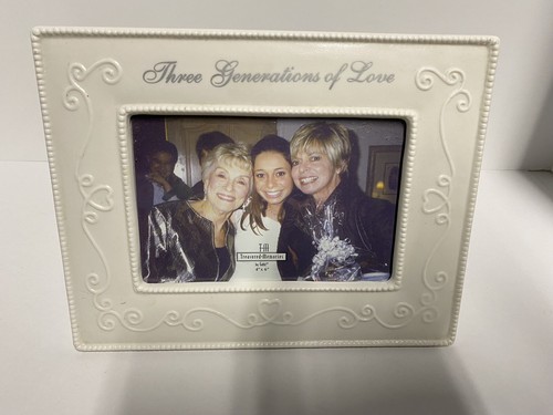 GANZ PICTURE FRAME - THREE GENERATIONS OF LOVE - HOLDS 4" X 6" PHOTO | eBay