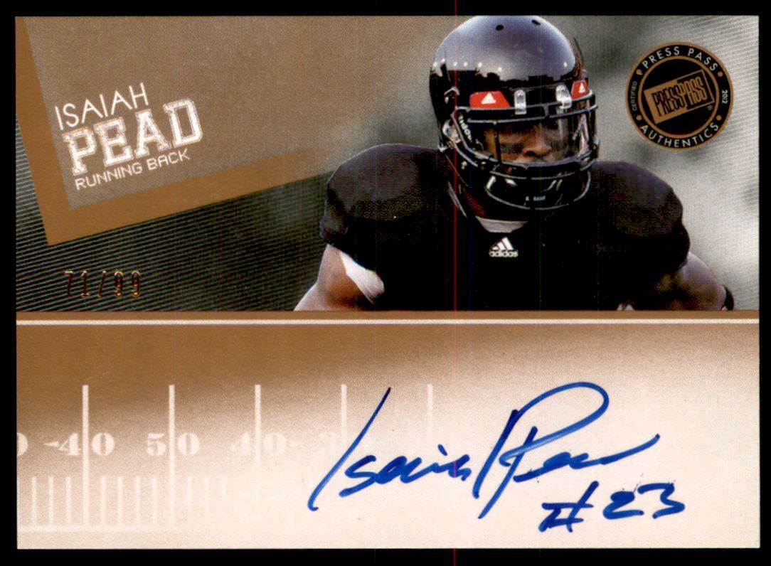 2012 Press Pass Autographs Bronze #PPSIP Isaiah Pead /99 | eBay