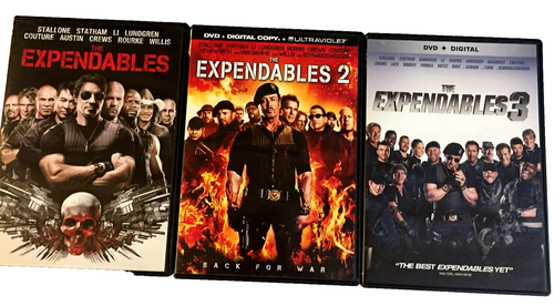 Expendables 1, 2 & 3 DVD All 3! Ships Free Same Day With Tracking | eBay