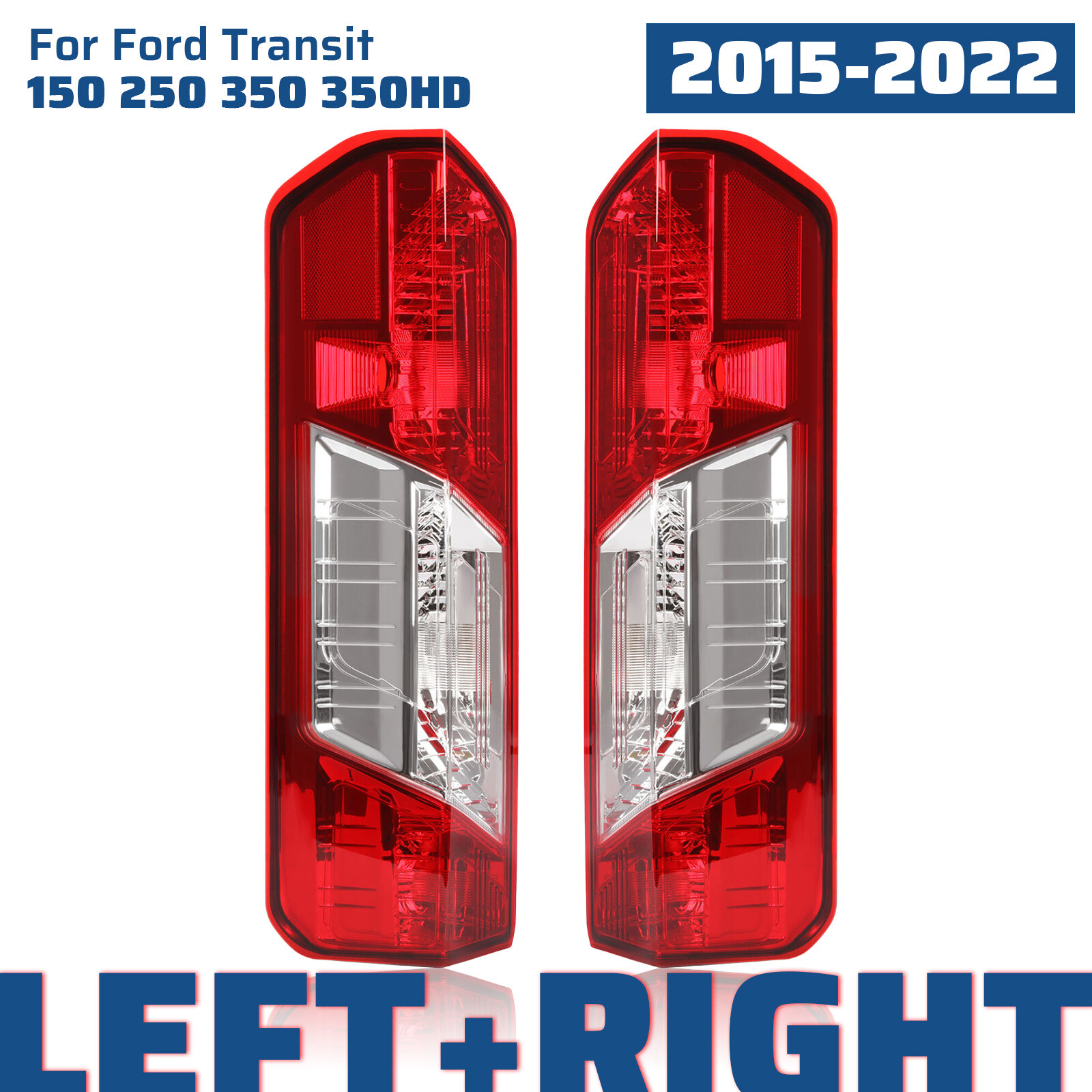 Pair Right and Left Tail Rear Light Lamp For Ford Transit 150 250 350 ...